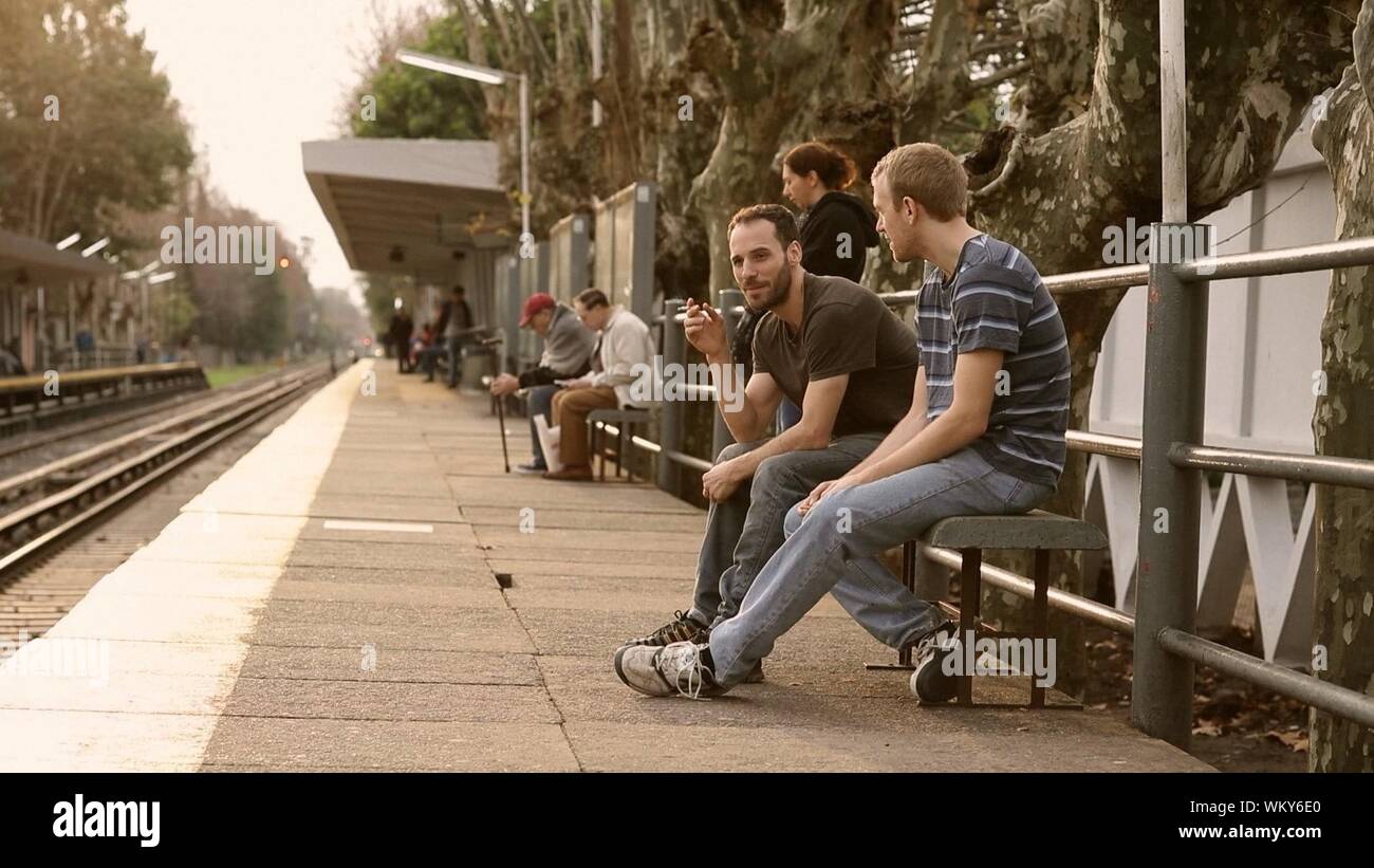 THE BLONDE ONE, (aka UN RUBIO), Alfonso Baron (with cigarette), Gaston ...