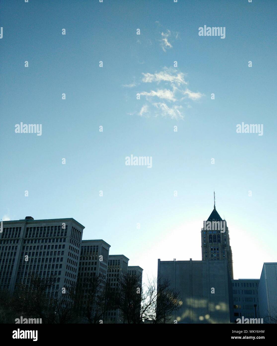 The sky and the buildings hi-res stock photography and images - Alamy