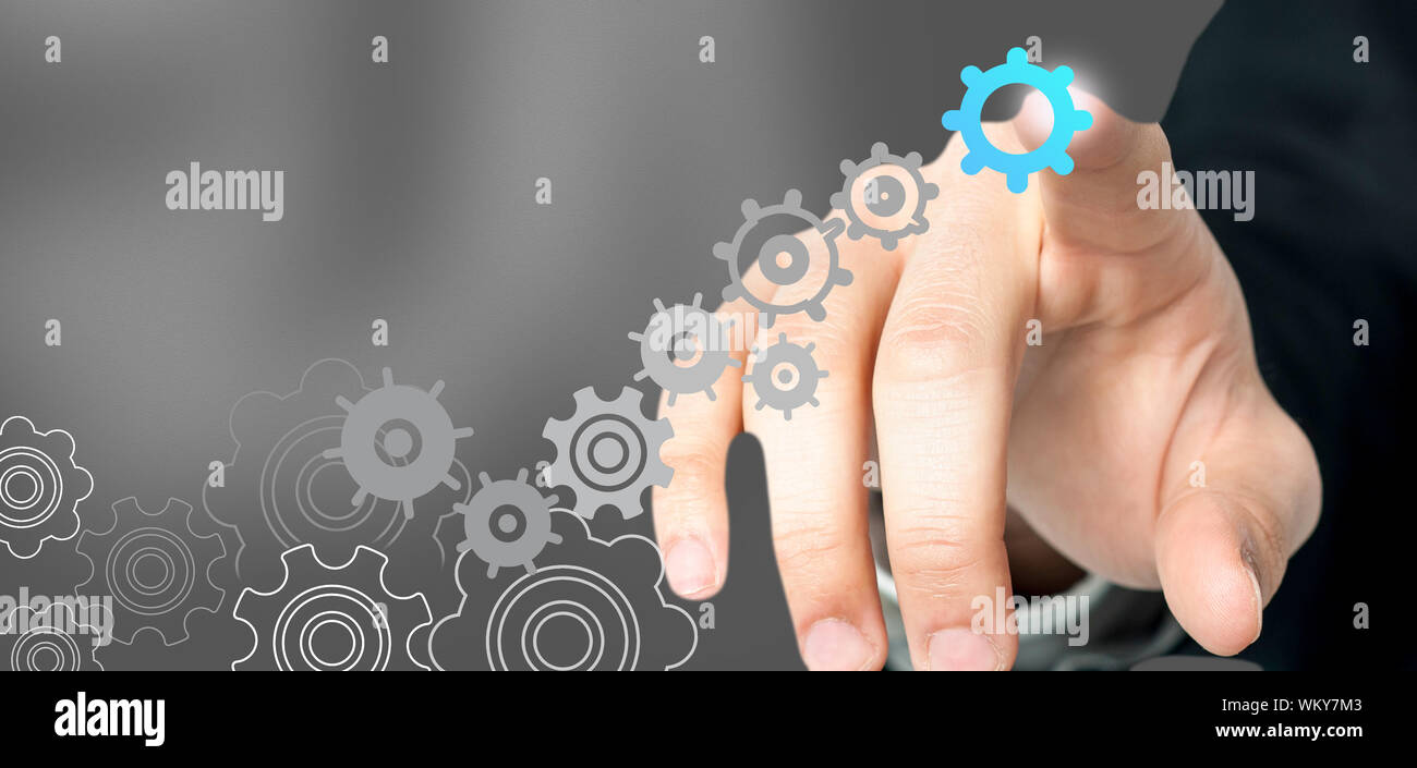 Cropped businessman showing thumb hi-res stock photography and images ...