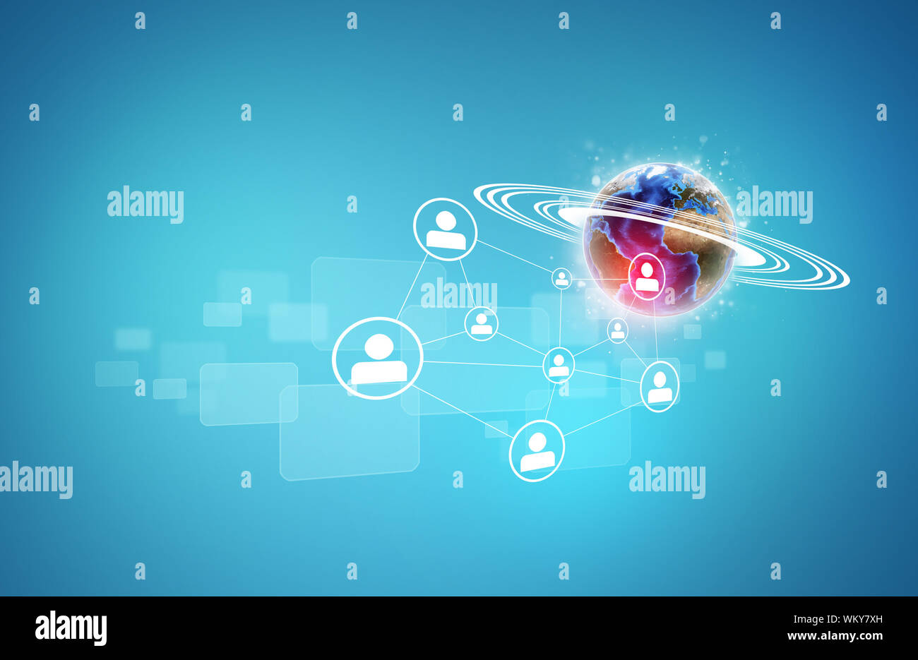Earth network element image hi-res stock photography and images - Alamy