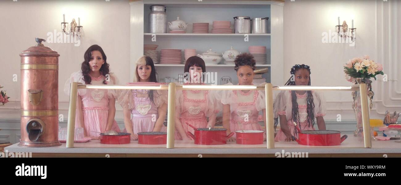 K-12, from left: Zion Moreno, Melanie Martinez, Emma Harvey, Megan Gage ...