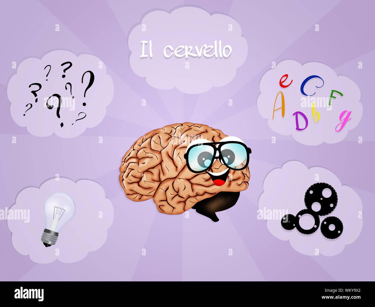 Human Brain Intelligence Stock Photo - Alamy