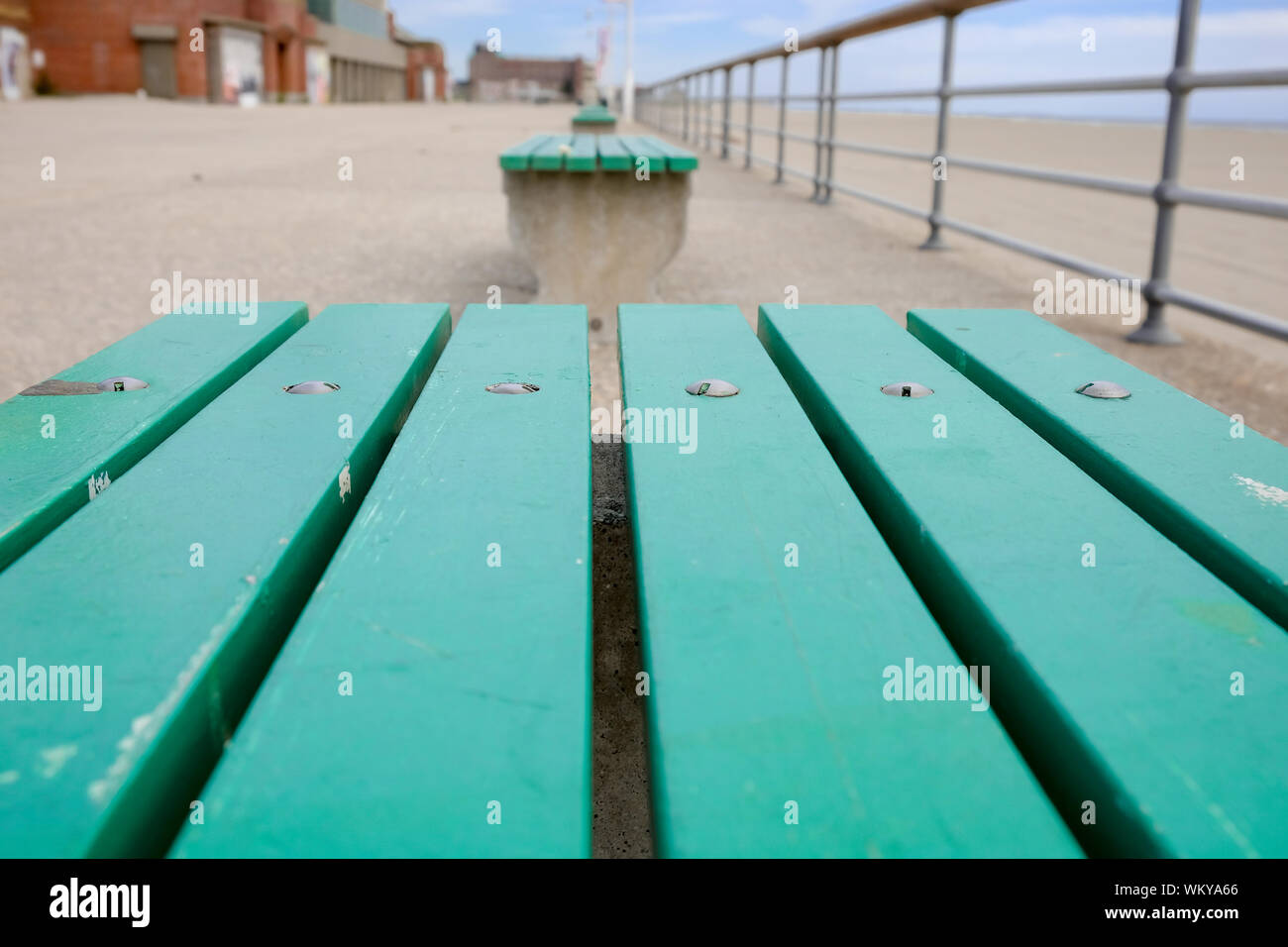 Beach benches hi-res stock photography and images - Alamy