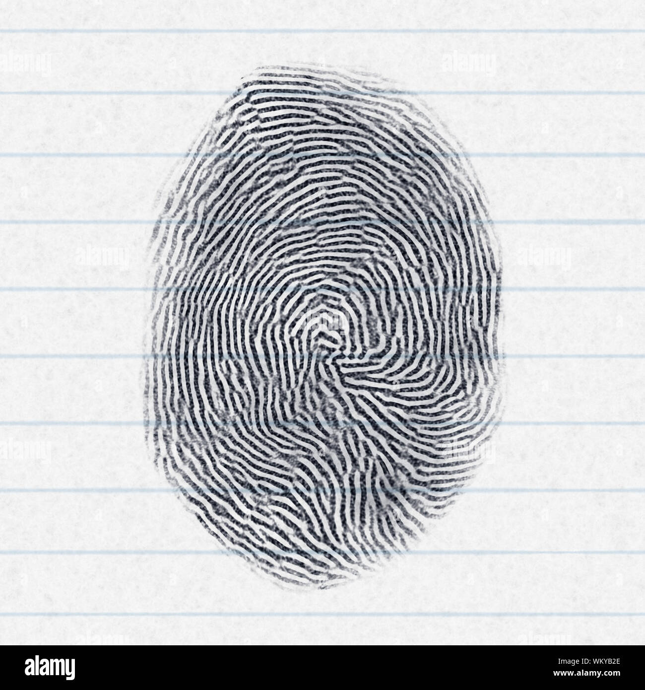 An image of a fake finger print Stock Photo - Alamy