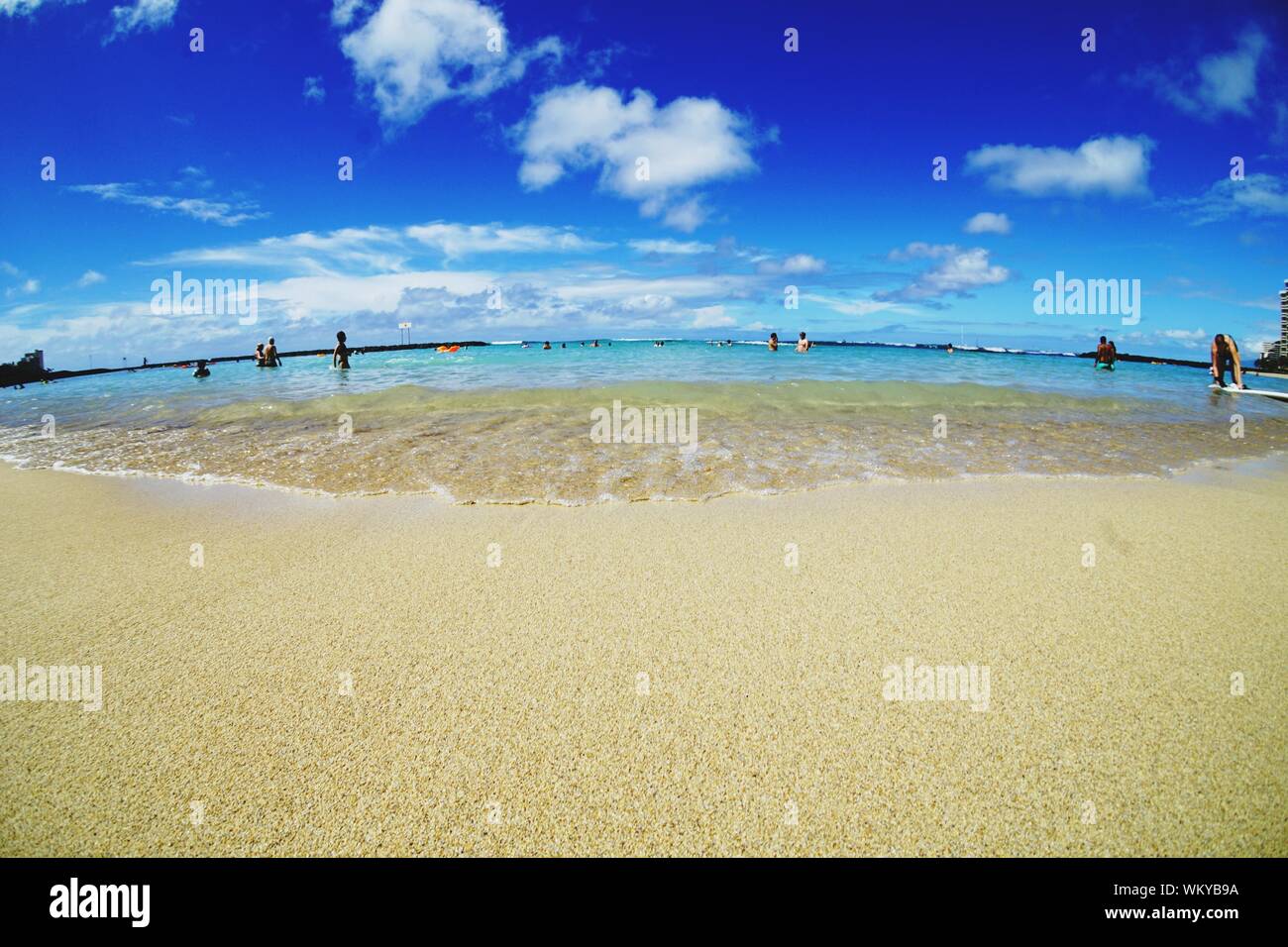 Group of people fish eye hi-res stock photography and images - Alamy