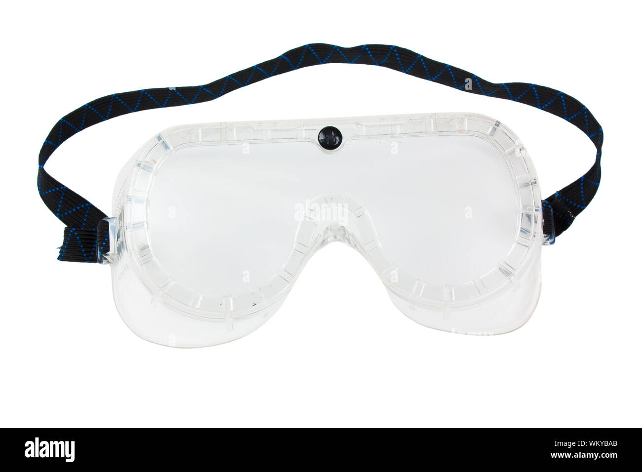 Glasses for protection of eyes isolated on a white background Stock ...