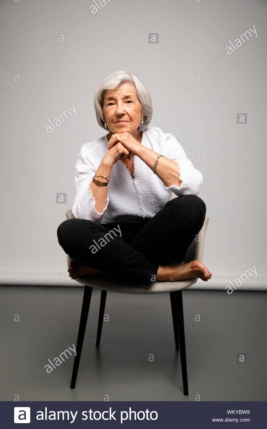 Strong woman posing hands on hi-res stock photography and images - Alamy