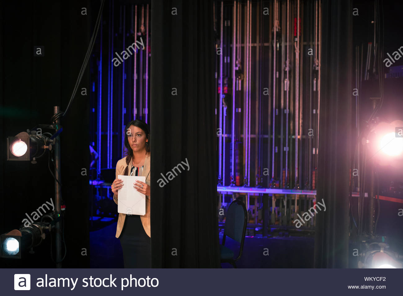 Theater light backstage hi-res stock photography and images - Alamy