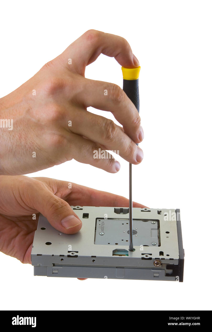 electronic device is isolated on a white background Stock Photo - Alamy