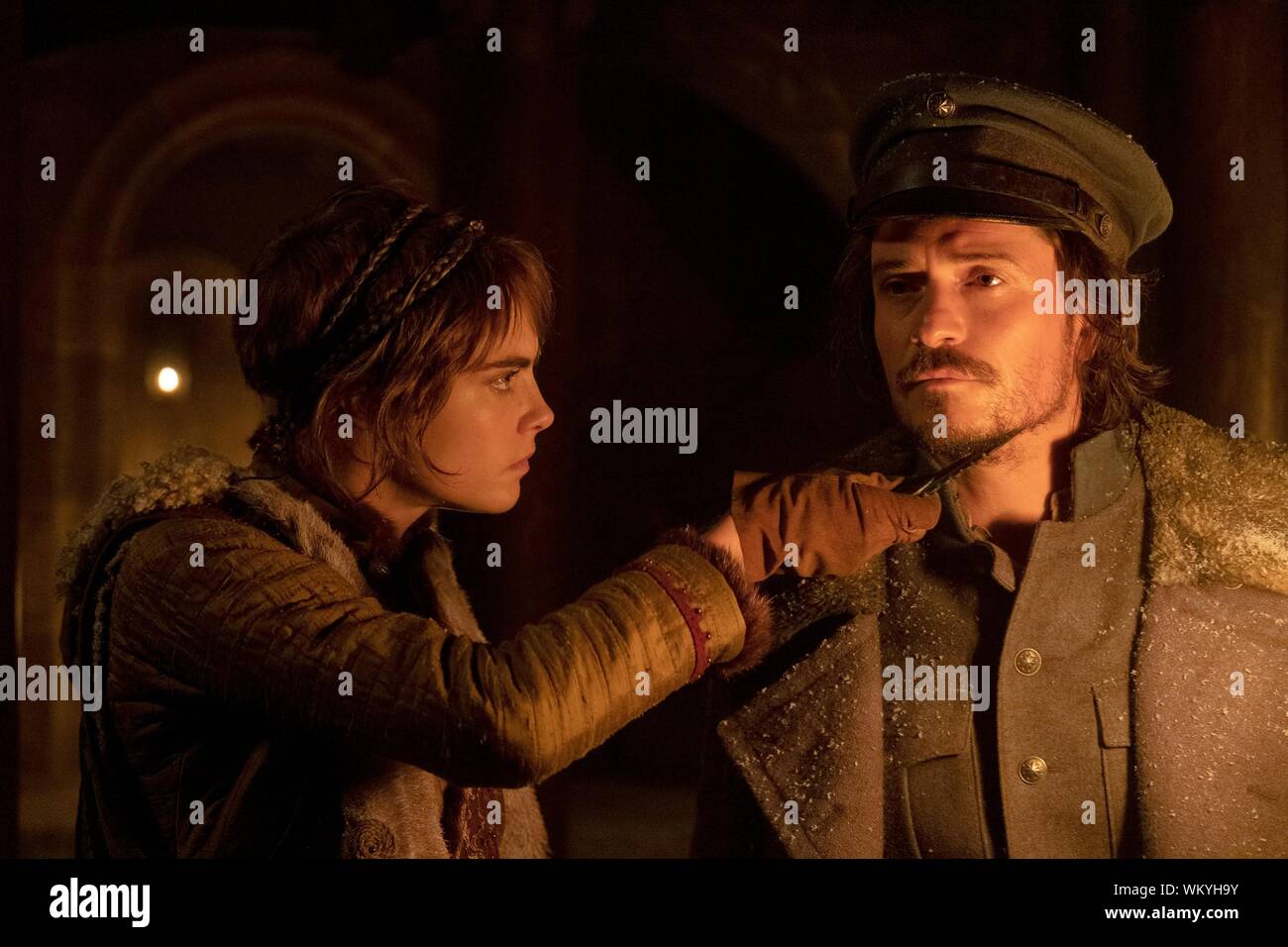 CARNIVAL ROW, from left: Cara Delevingne, Orlando Bloom, 'The Joining ...