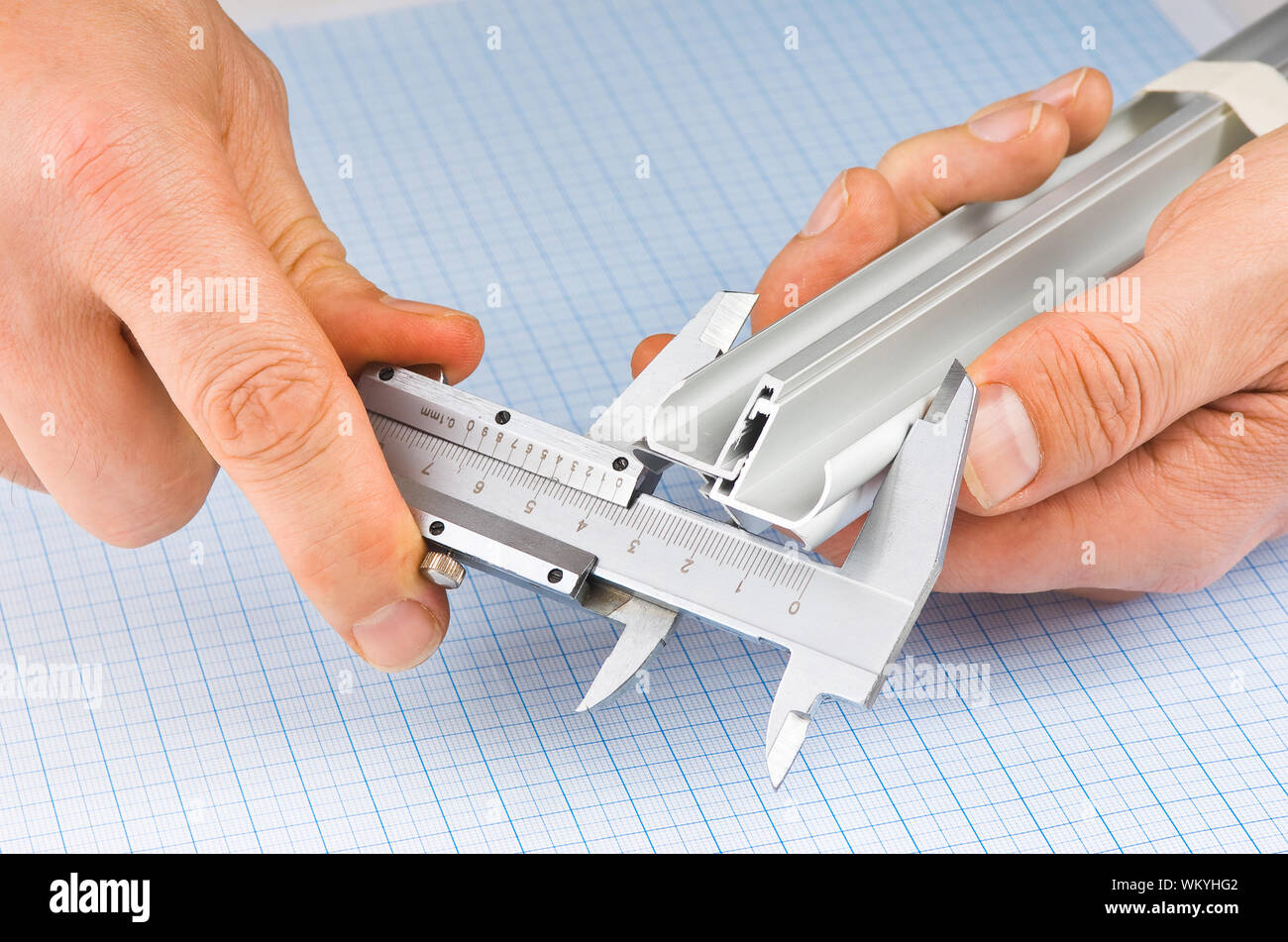Ruler measures graph paper hi-res stock photography and images - Alamy