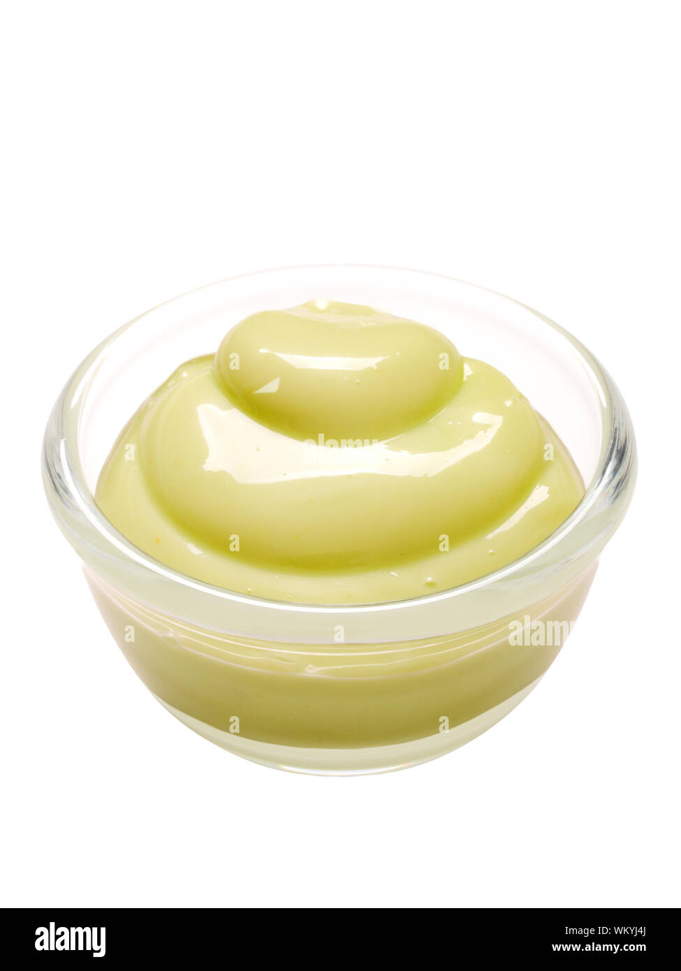close up of wasabi mayonnaise isolated Stock Photo - Alamy