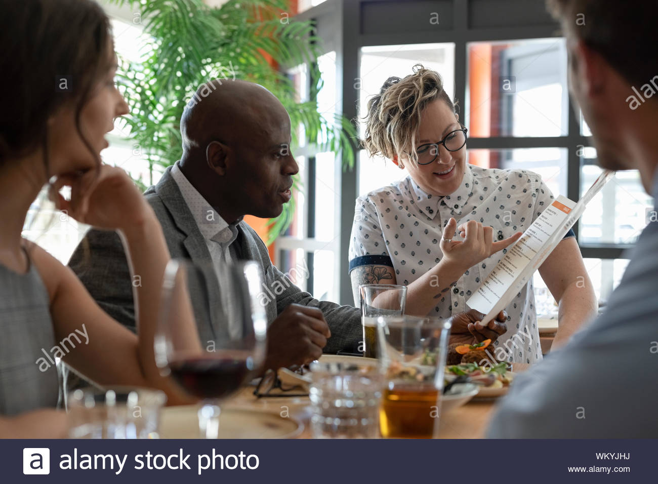 Businessman menu hi-res stock photography and images - Alamy