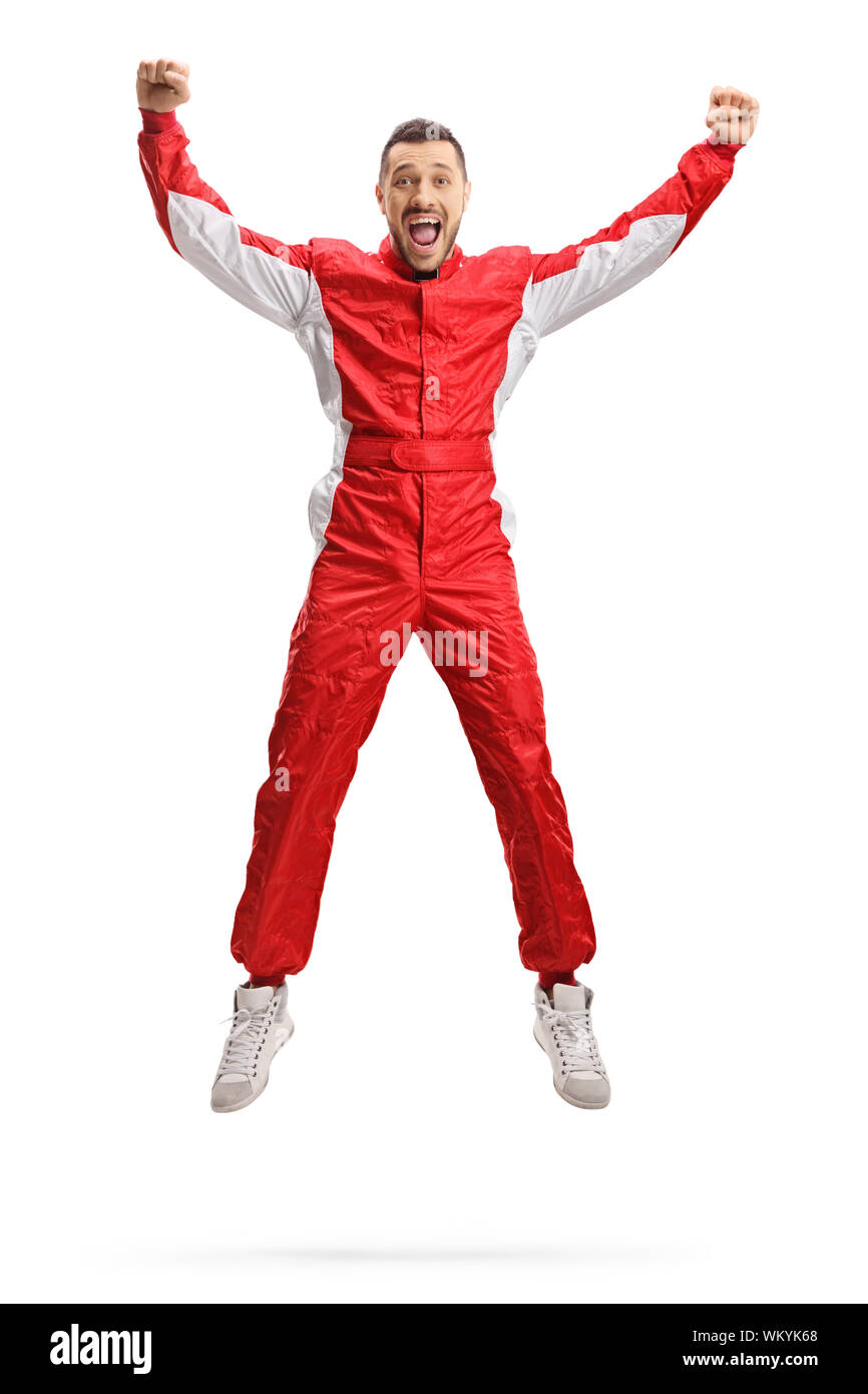 Man jumping car not woman Cut Out Stock Images & Pictures - Alamy