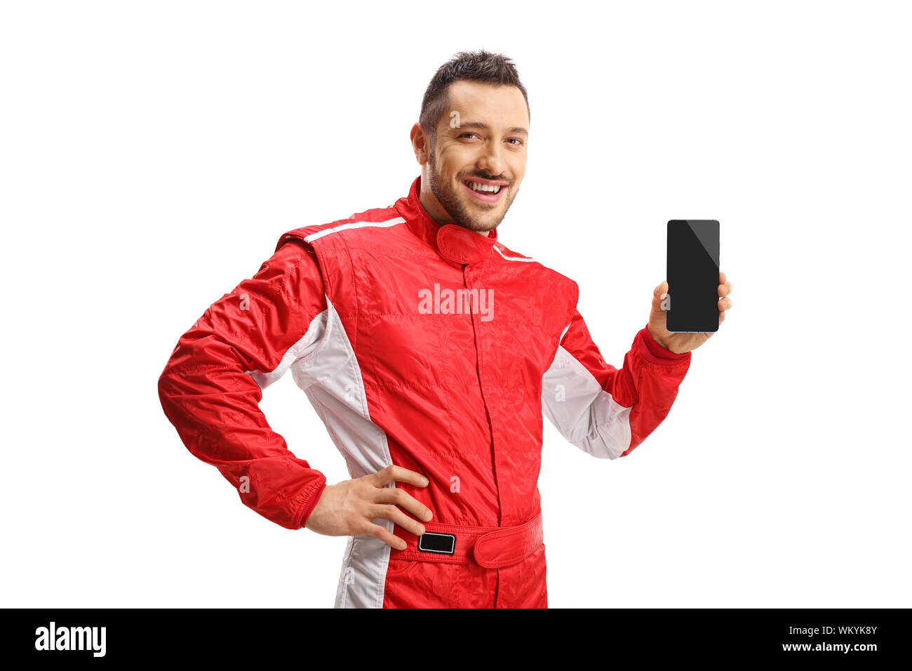 Formula 1 driver on phone hi-res stock photography and images - Alamy