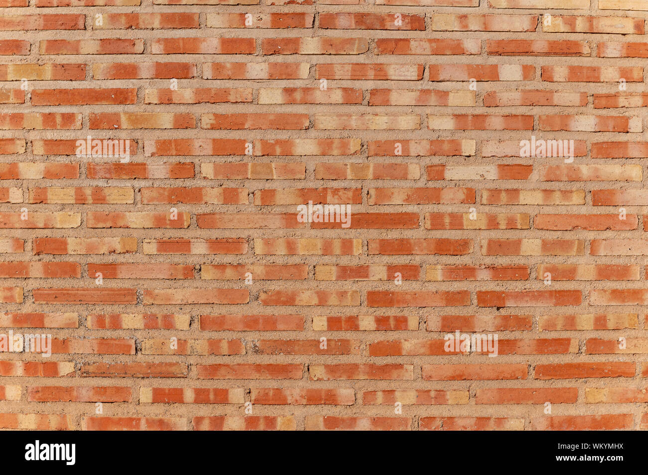 Facade with brick texture wall Stock Photo - Alamy