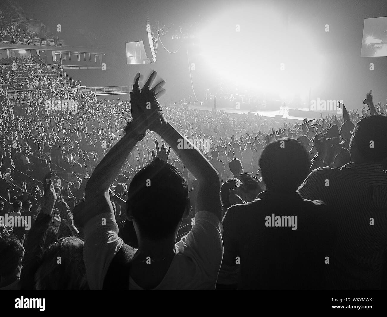 Crowd arms in hi-res stock photography and images - Alamy