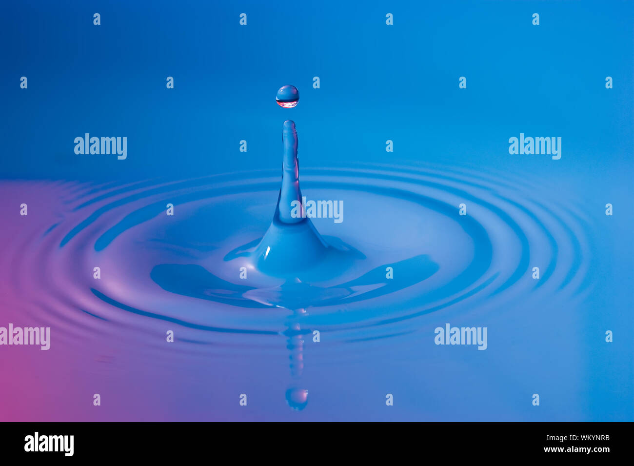 A drop of the water Stock Photo - Alamy