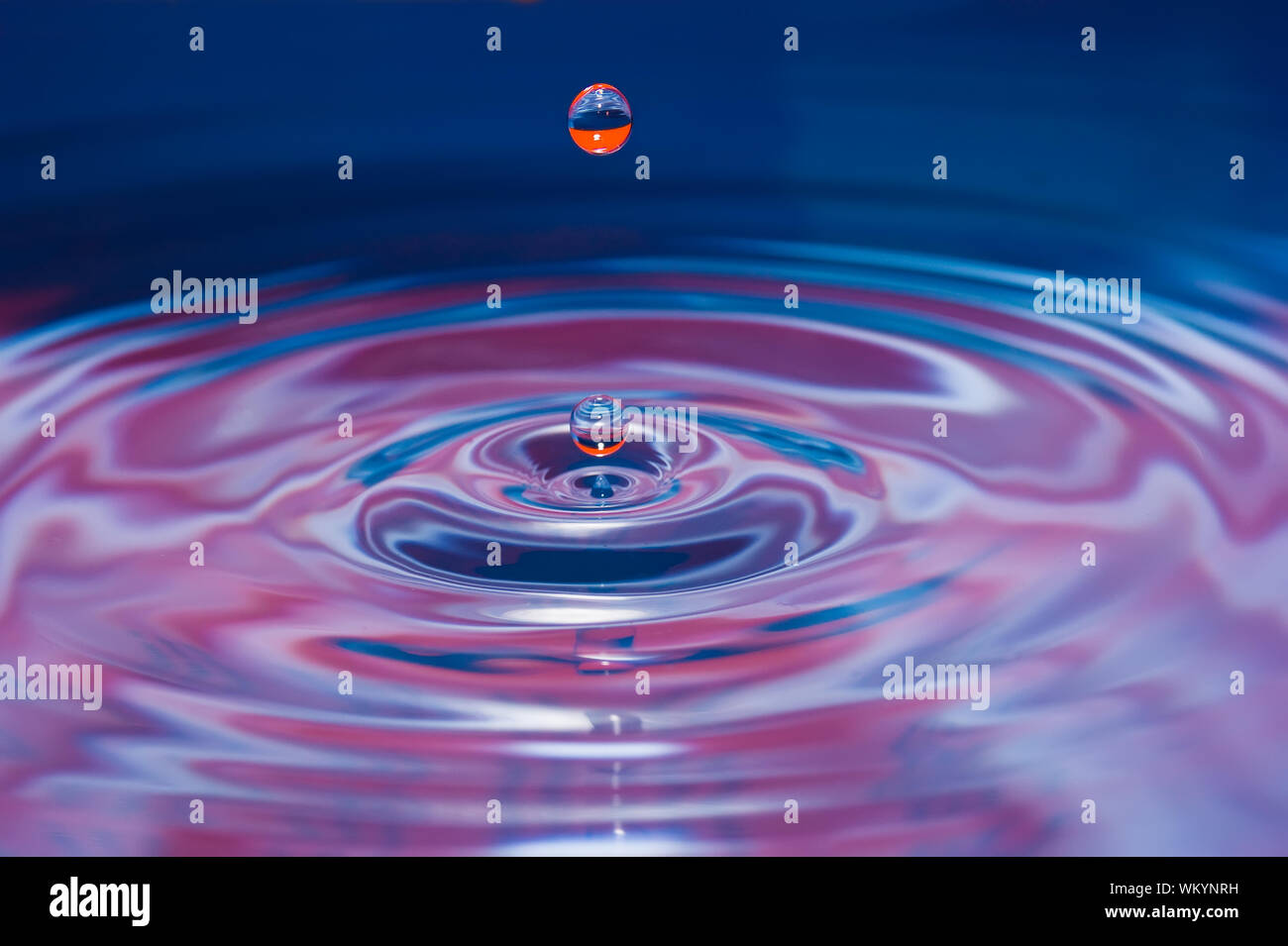 A drop of the water Stock Photo - Alamy