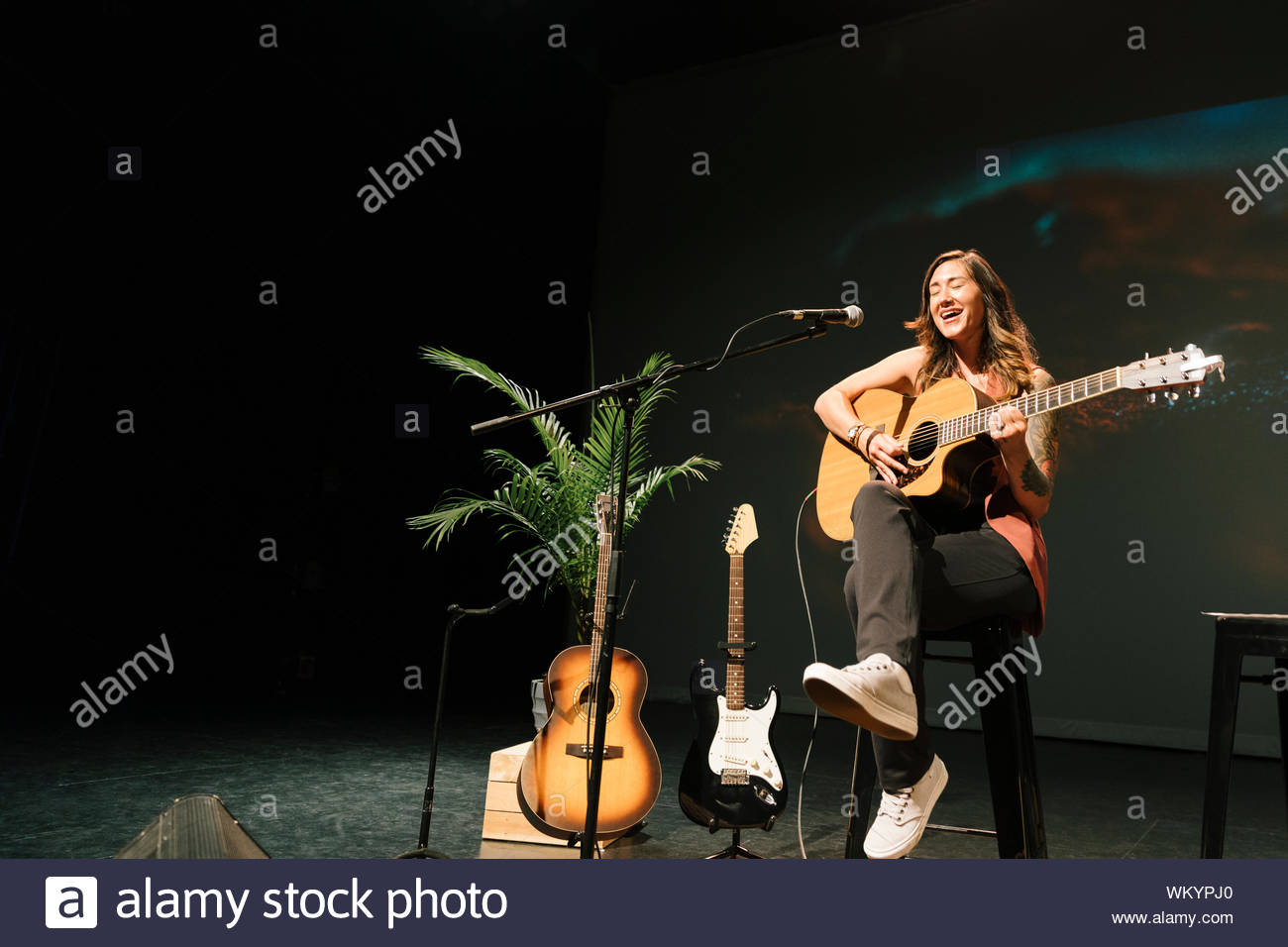 Stool and stage hi-res stock photography and images - Alamy