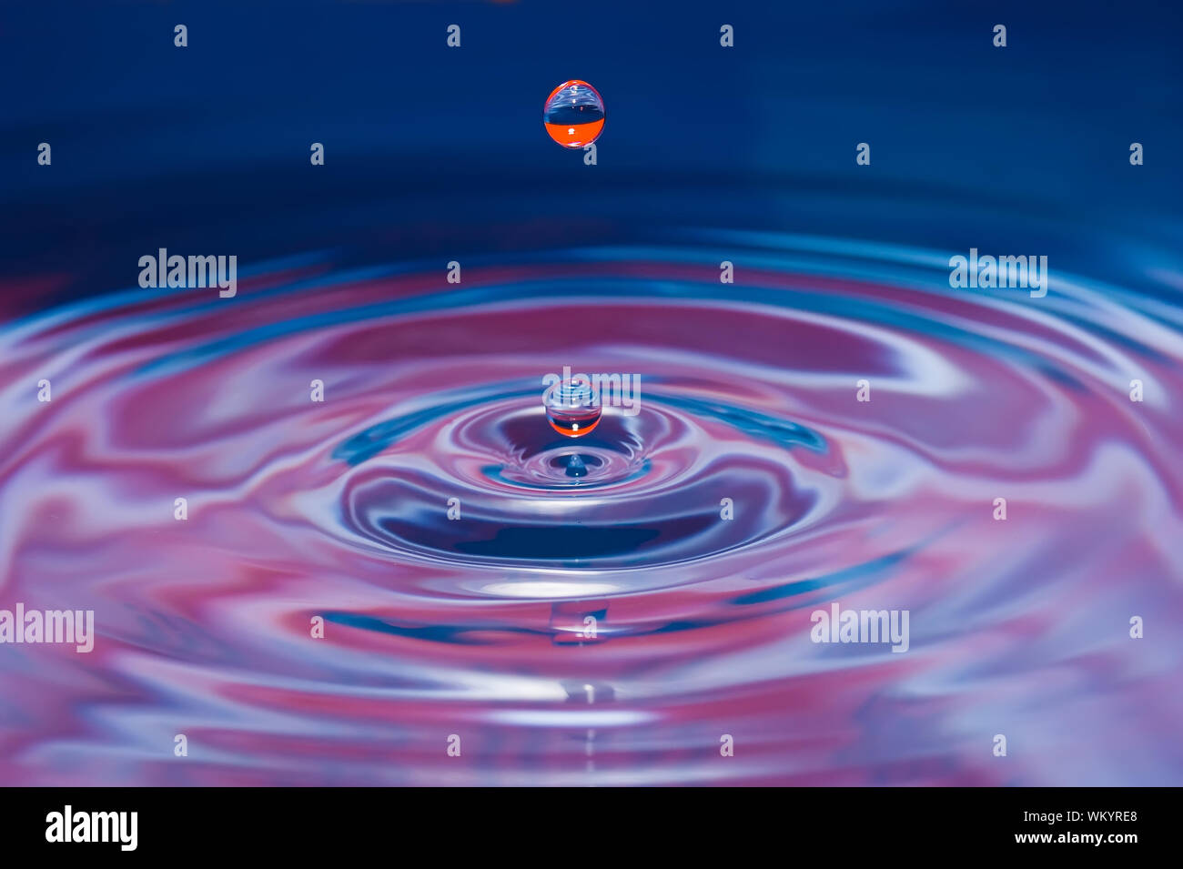 A drop of the water Stock Photo - Alamy