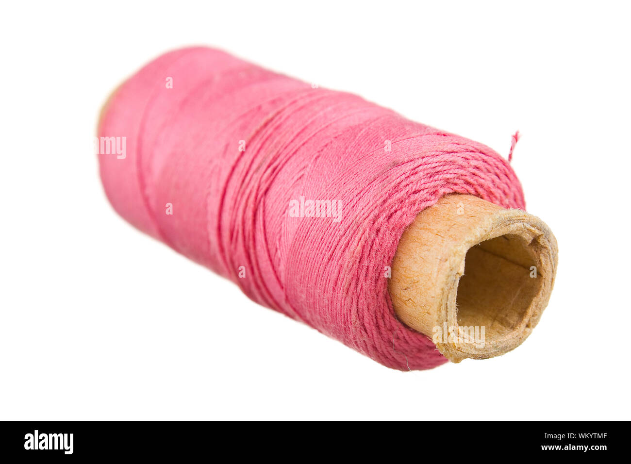 Sewing thread isolated on white background Stock Photo - Alamy