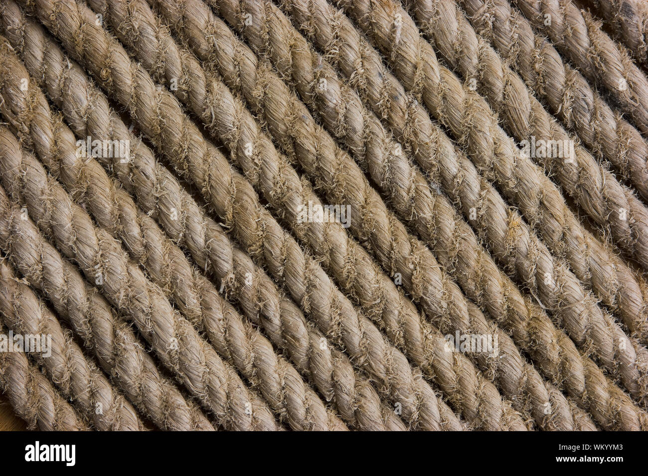 The texture of the old rope Stock Photo - Alamy