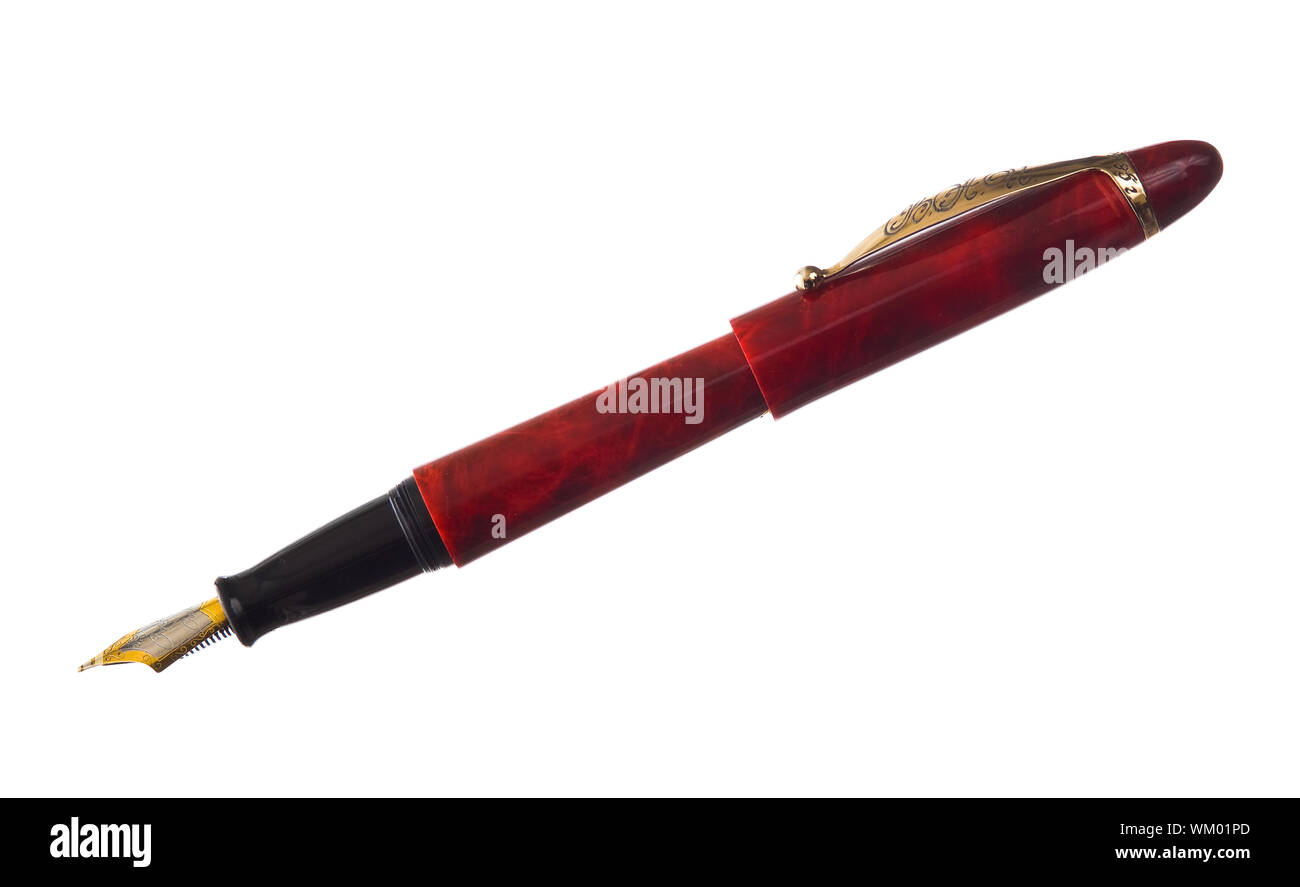 pen isolated on white background Stock Photo - Alamy