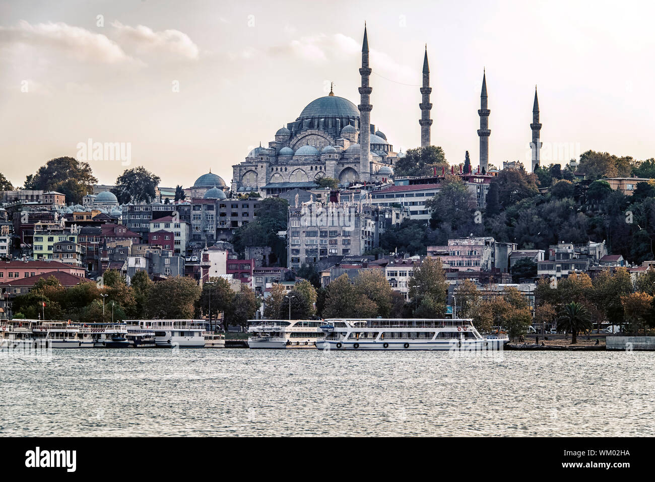 Night and suleymaniye mosque hi-res stock photography and images - Alamy