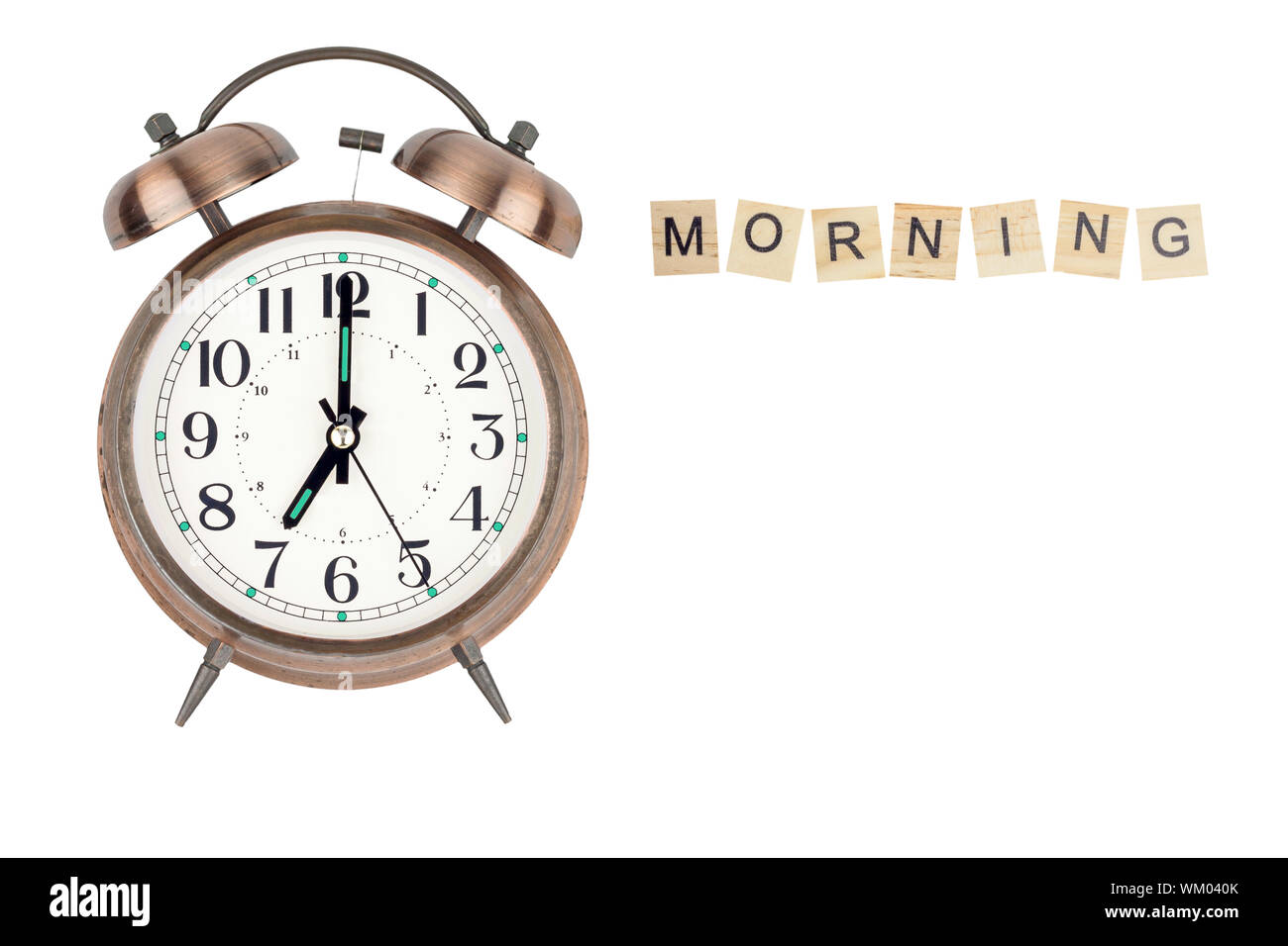 Clock text hi-res stock photography and images - Alamy