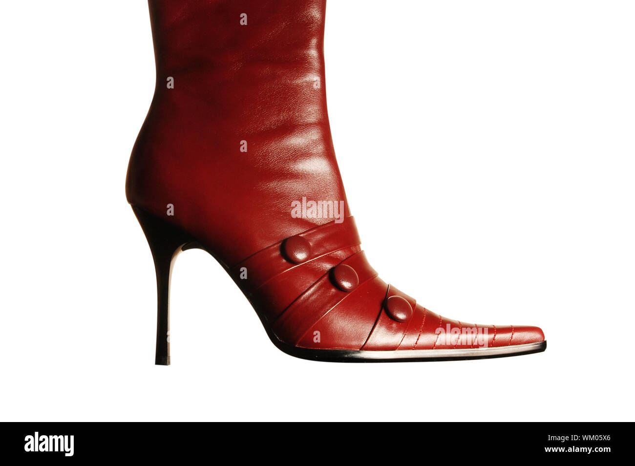 red shoes Isolated on white background Stock Photo - Alamy