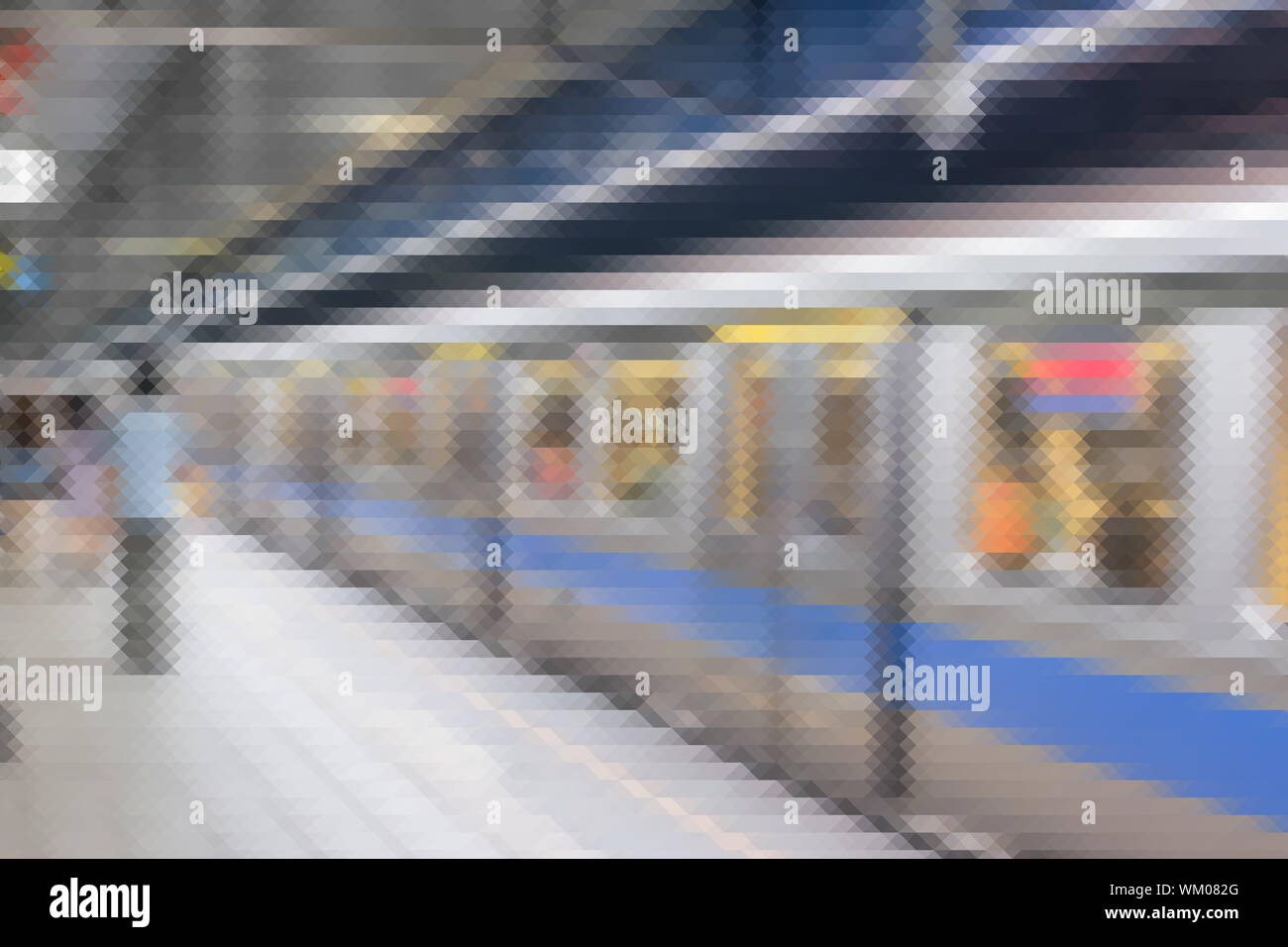 Mosaic background of urban subway station in Taipei, Taiwan. Concept of ...