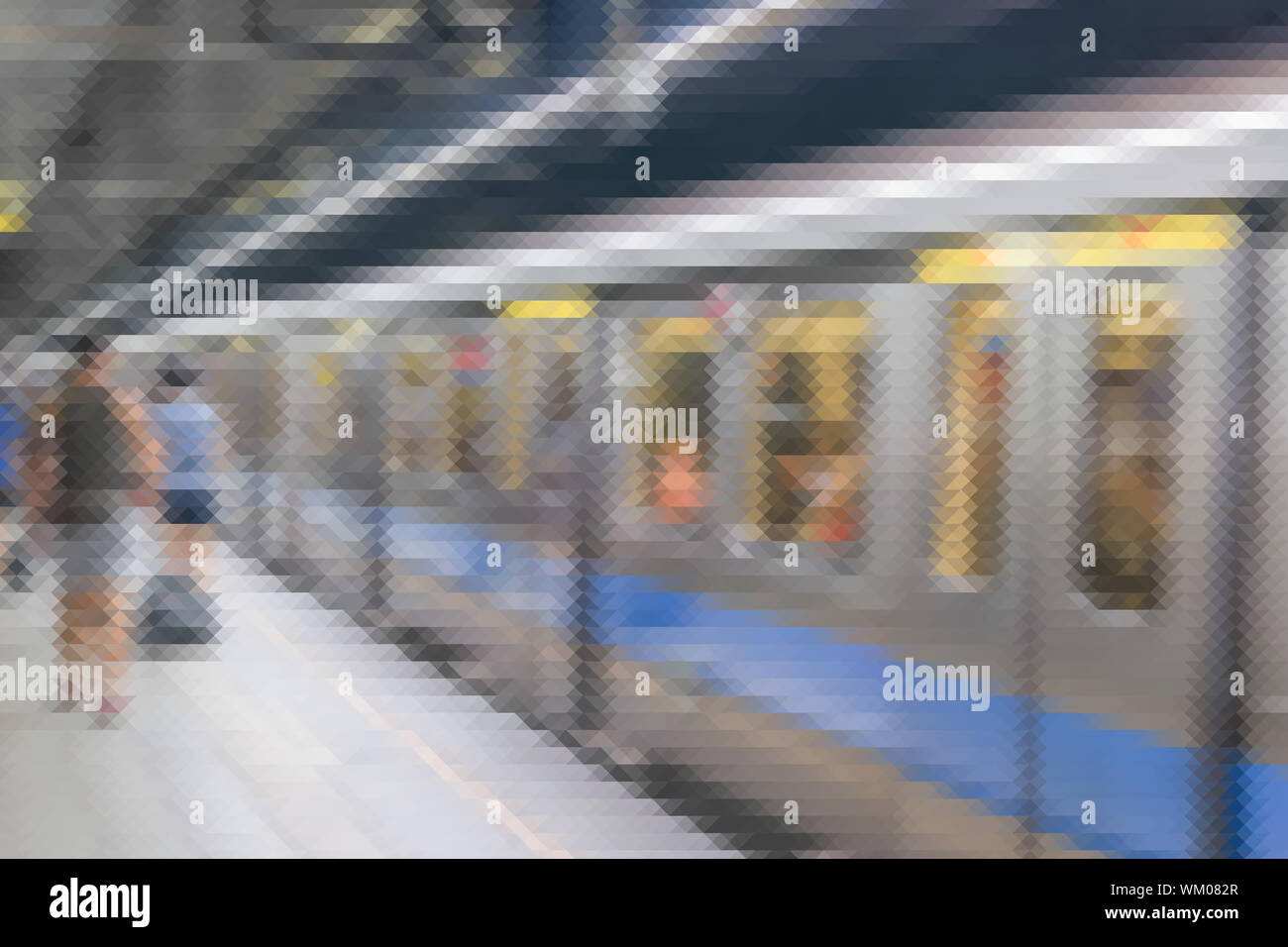 Mosaic background of urban subway station in Taipei, Taiwan. Concept of ...