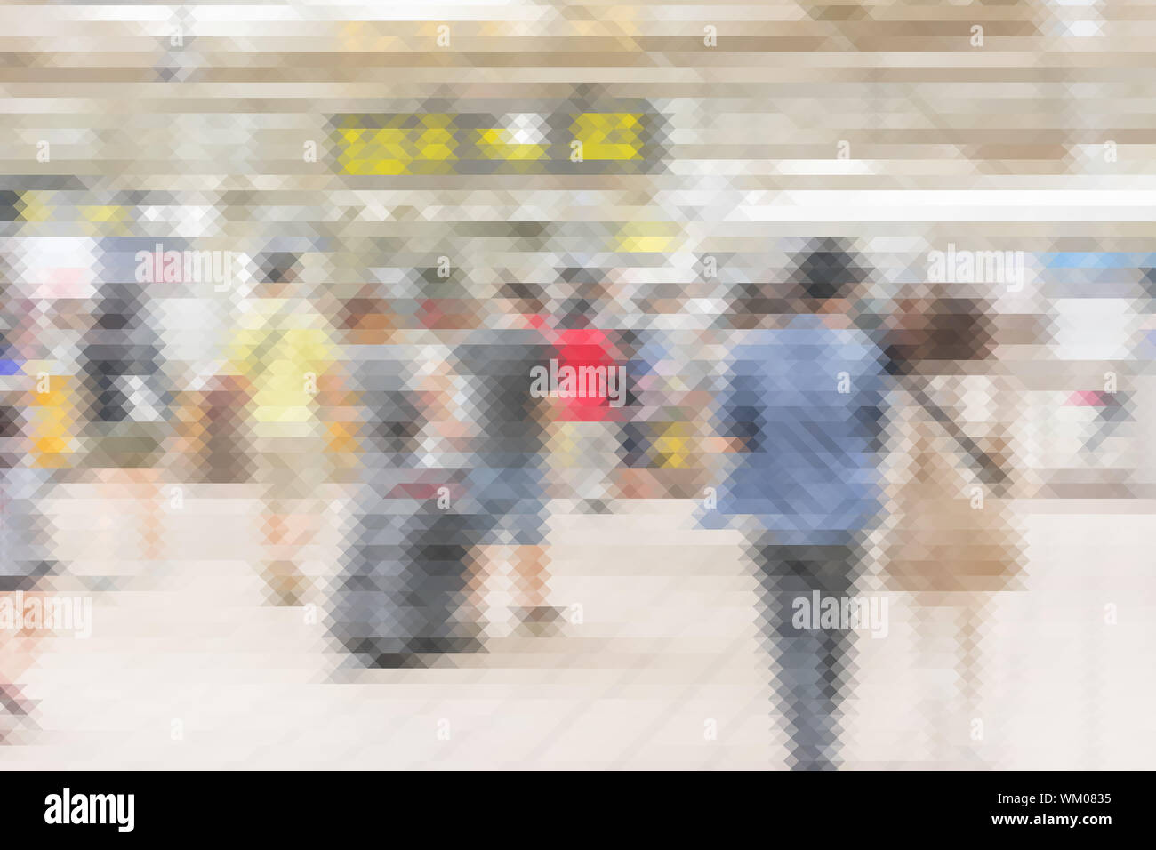 Mosaic background of urban subway station in Taipei, Taiwan. Concept of ...