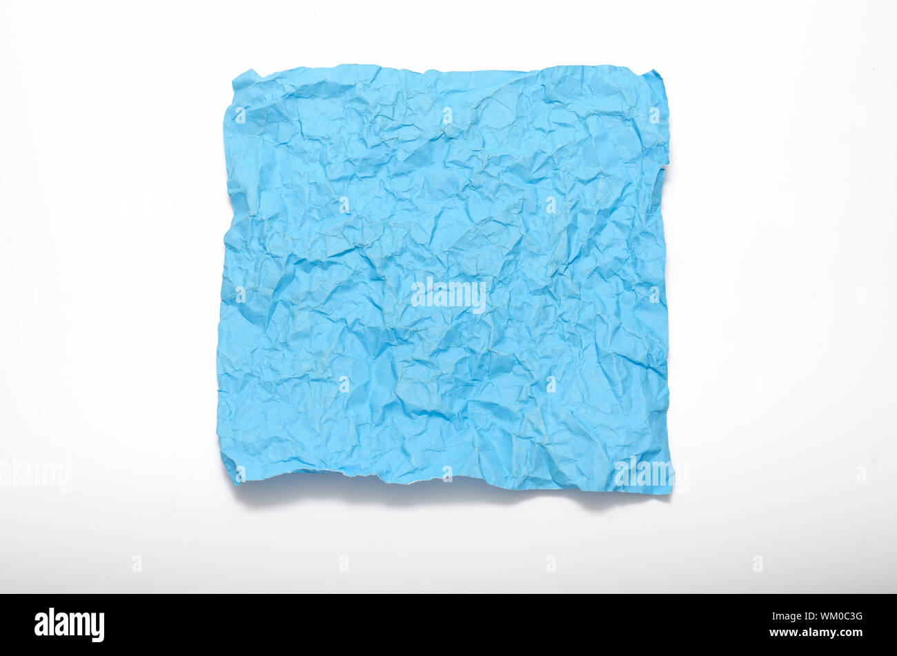 texture of wrinkled blue paper Stock Photo - Alamy