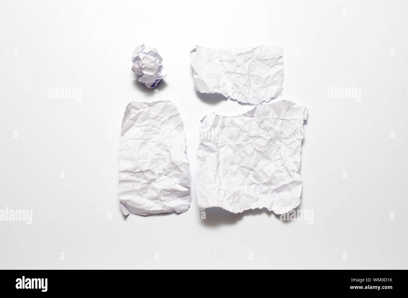 piece of crumpled paper Stock Photo - Alamy
