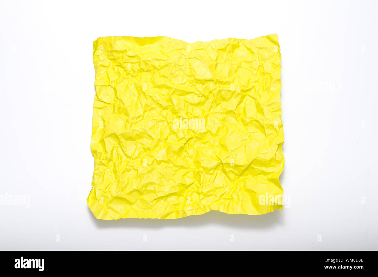 texture of wrinkled yellow paper Stock Photo - Alamy