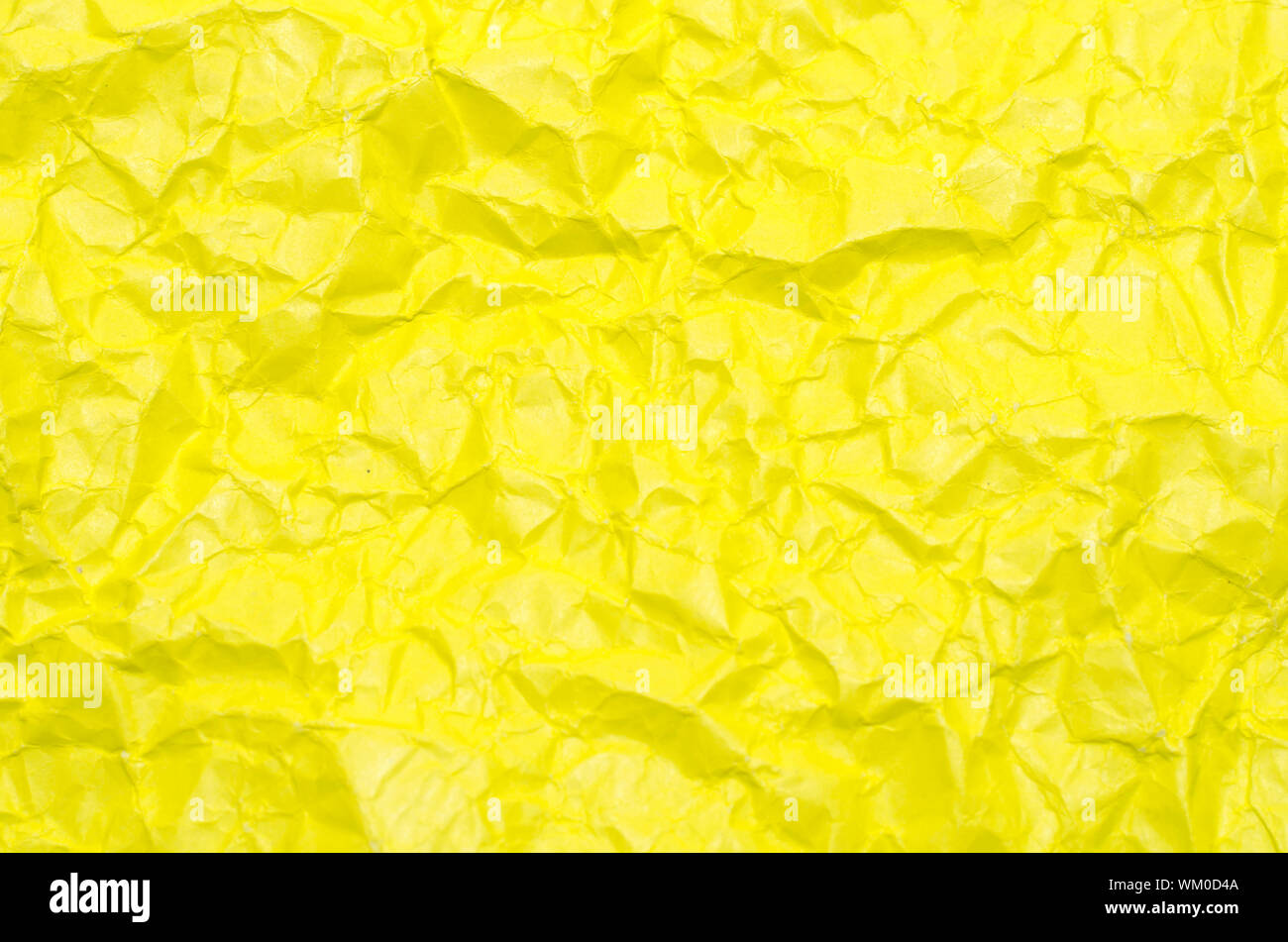 texture of wrinkled yellow paper Stock Photo - Alamy