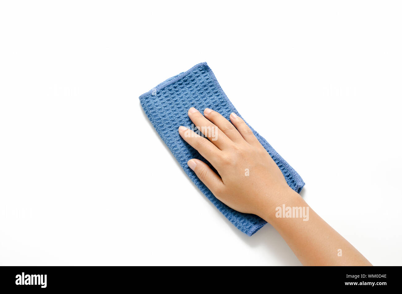 hand with rag Stock Photo - Alamy