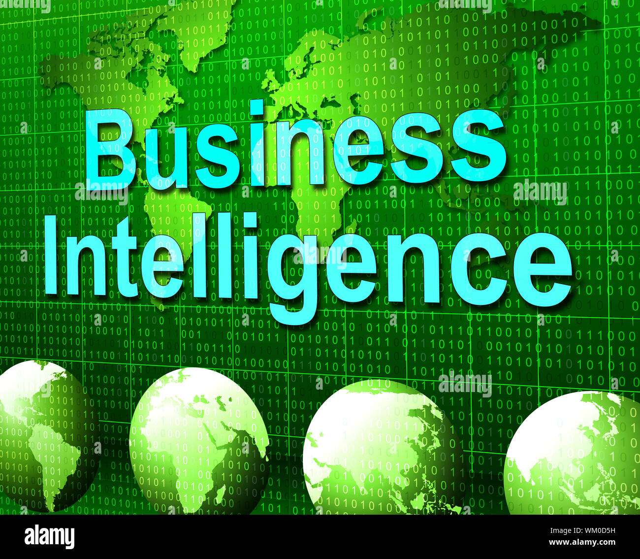 Business Intelligence Showing Know How And Understanding Stock Photo ...
