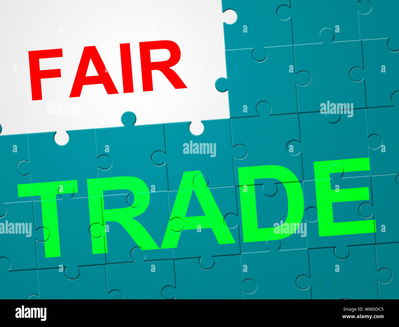 Fair Trade Indicating Selling Trading And Purchase Stock Photo - Alamy