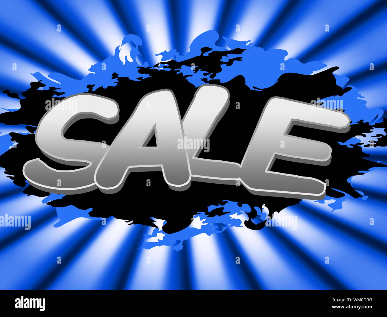 Sale Sign Representing Closeout Promotion And Sales Stock Photo - Alamy