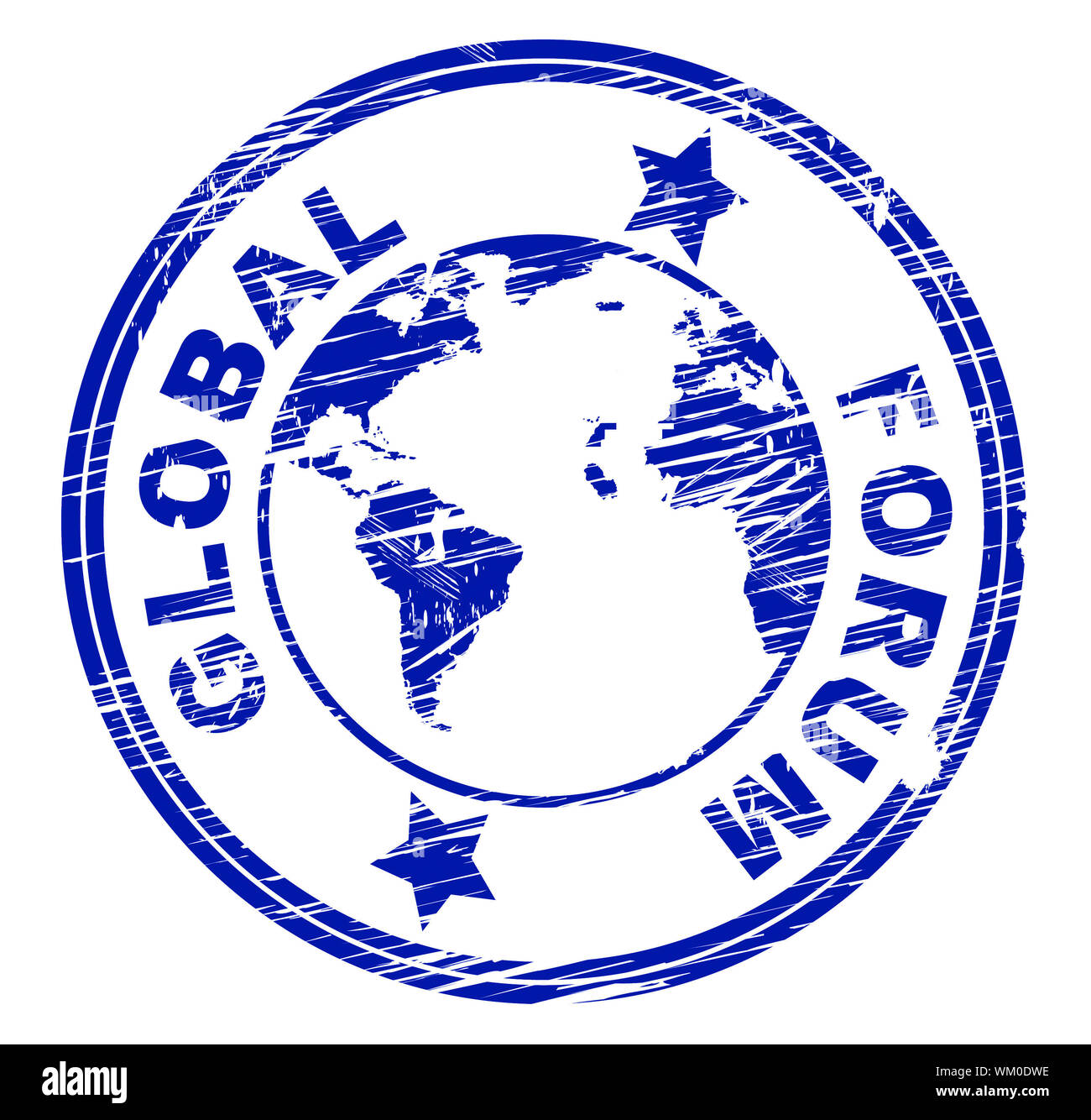 Global Forum Representing Group World And Worldly Stock Photo - Alamy