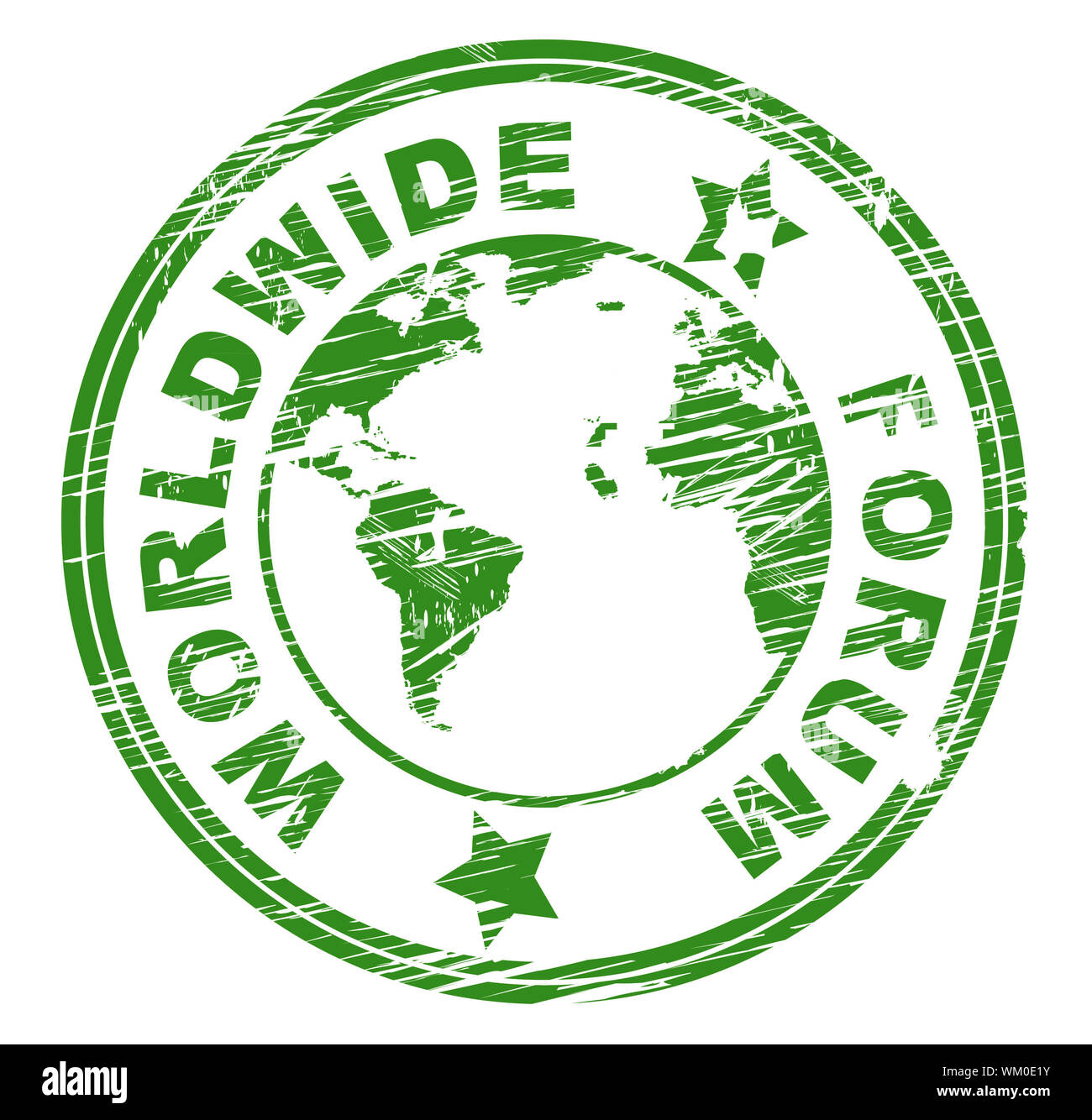 Worldwide Forum Meaning Globalisation Network And Conversation Stock ...