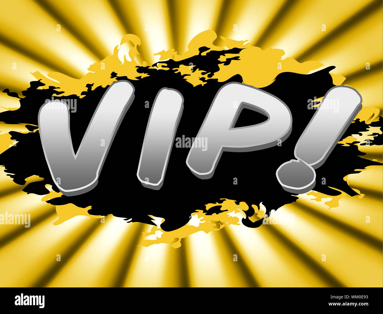 Vip Sign Representing Very Important Person And Celebrity Exclusive ...