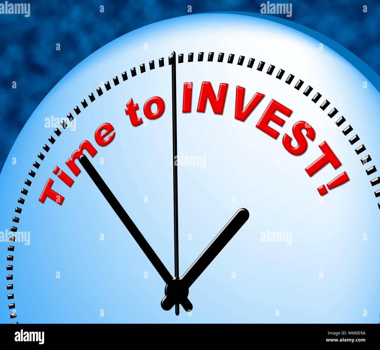 Time To Invest Meaning At The Moment And Return On Investment Stock ...