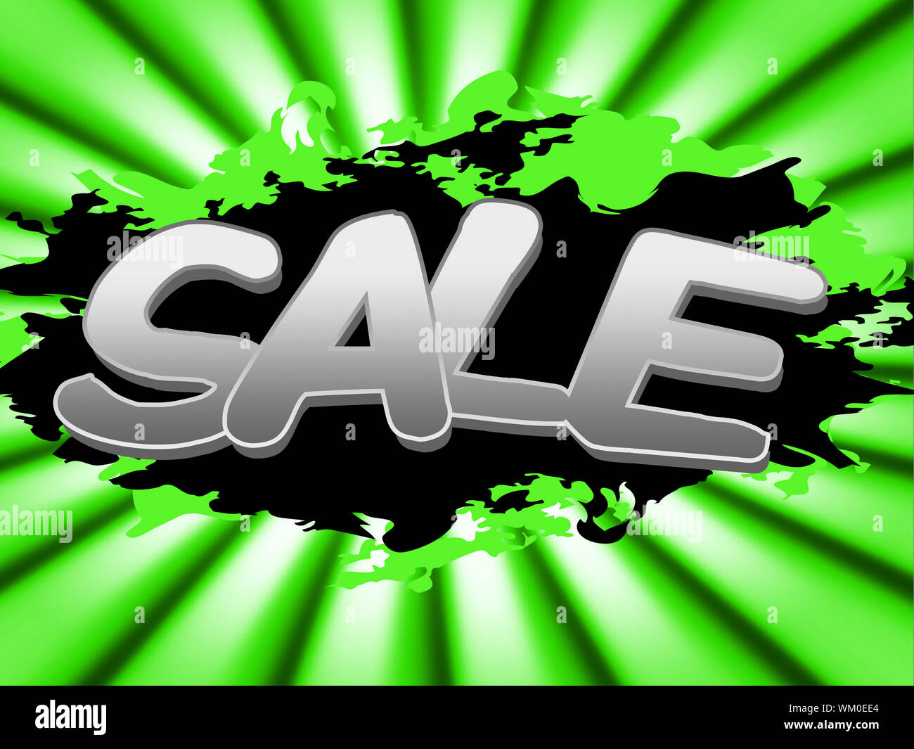 Sale Sign Meaning Sales Display And Promotion Stock Photo - Alamy