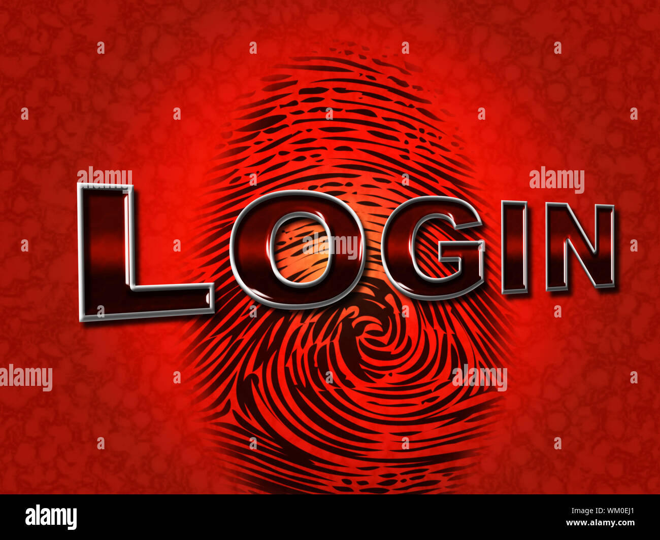 Login Security Representing Entry Password And Encryption Stock Photo ...