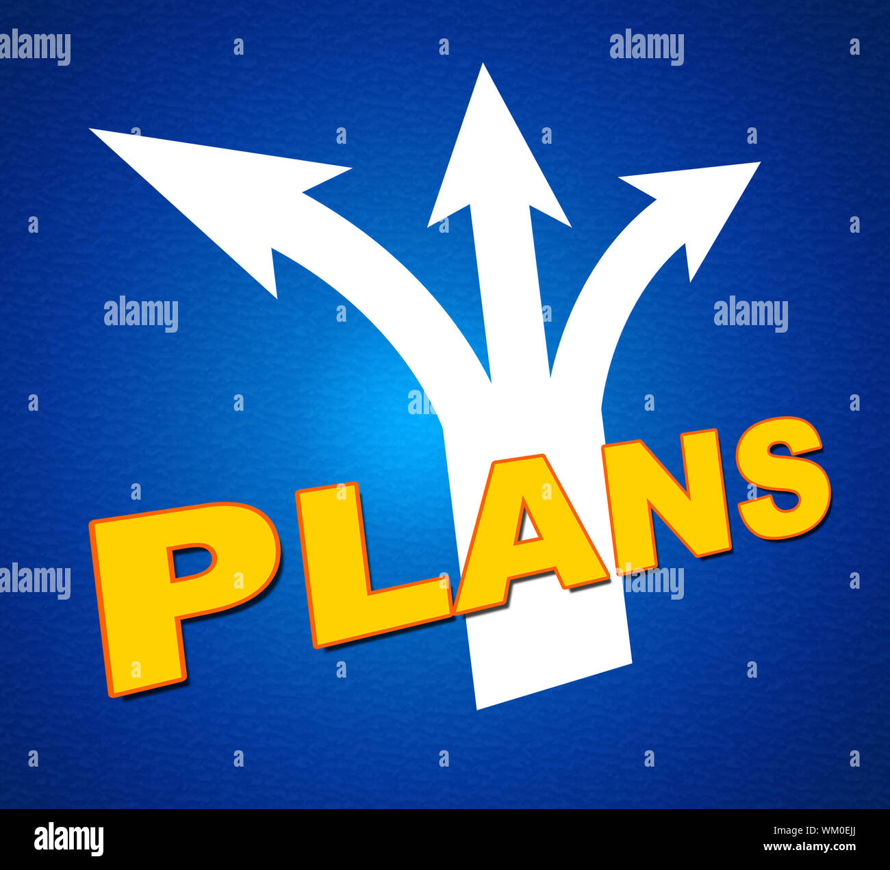 Plans Arrows Indicating House Architectural And Building Stock Photo ...