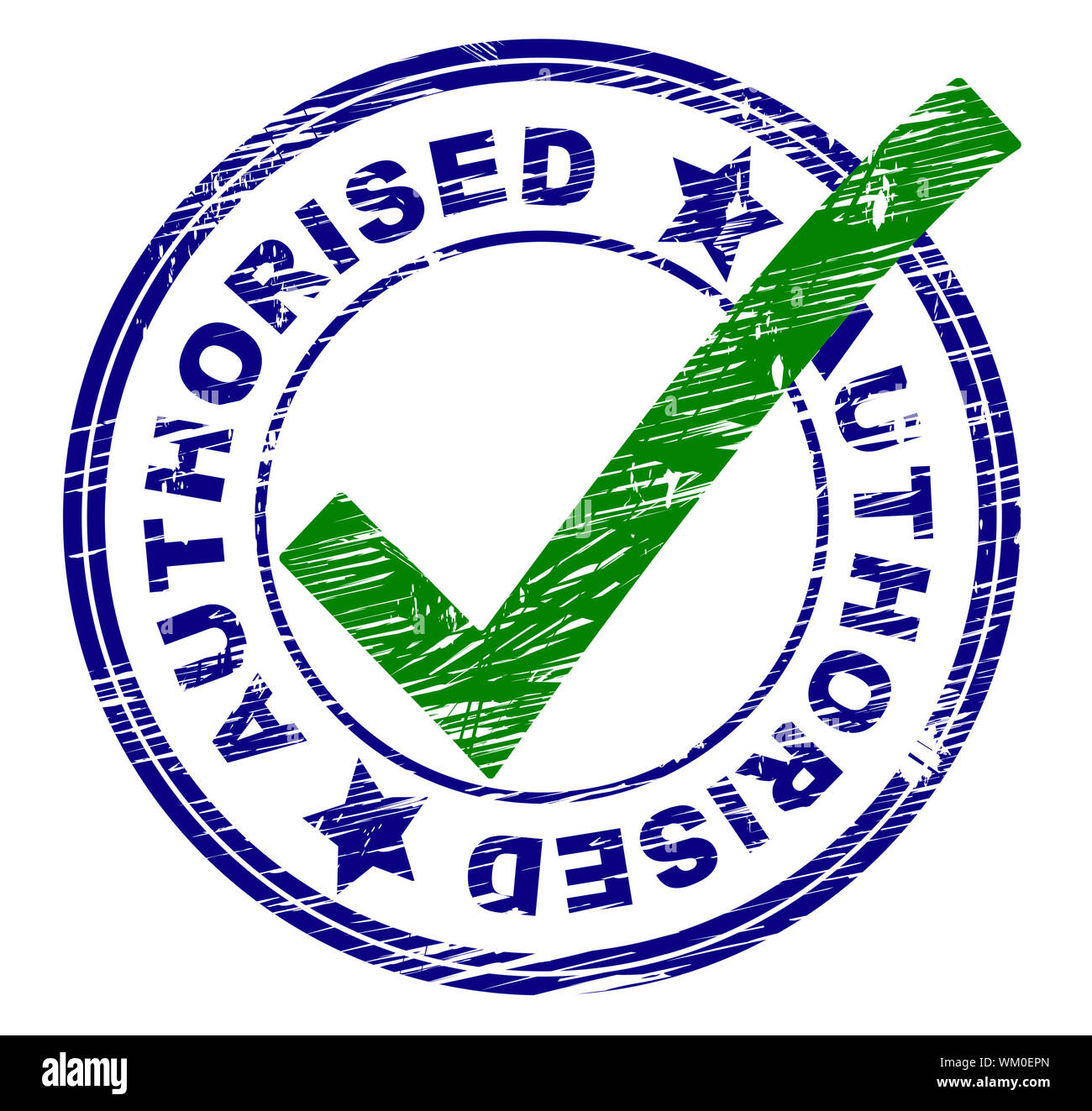 Authorised stamp hi-res stock photography and images - Alamy